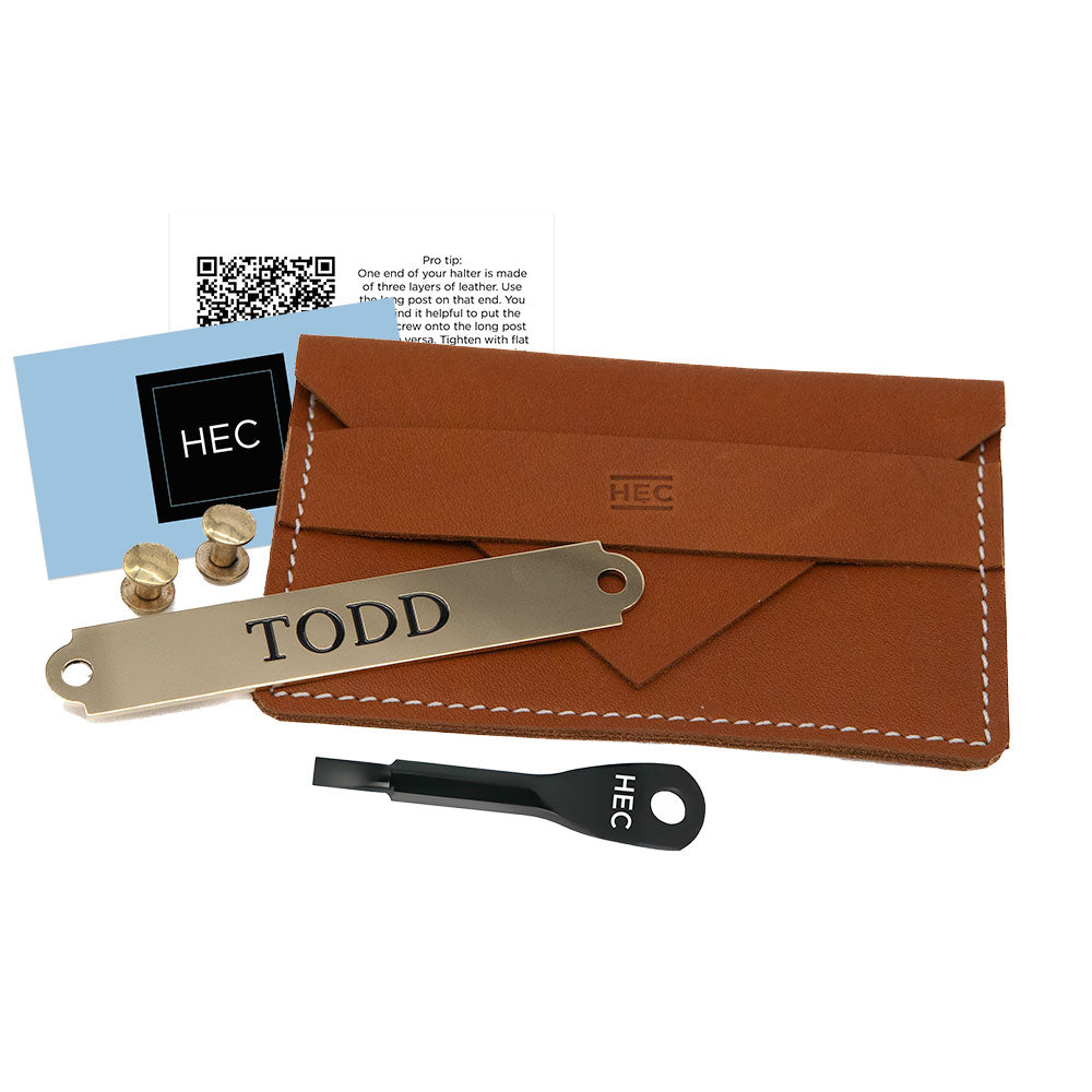 Halter Nameplate Installation Kit – HEC Horse Education Company